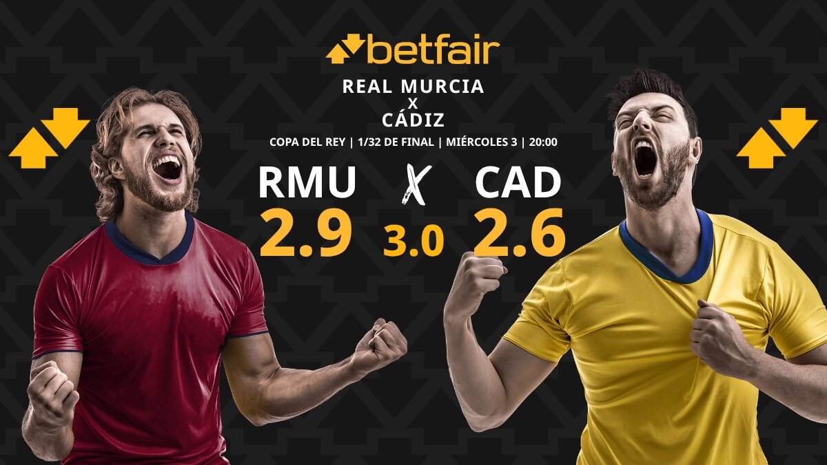 Real Murcia vs. Cádiz CF: horario, dónde ver, pronósticos y estadísticas