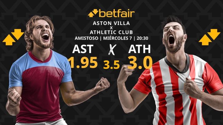 Aston Villa vs. Athletic Club: horario, dónde ver, pronósticos y ...