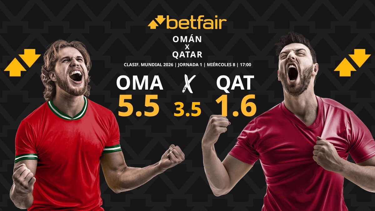 Omán vs. Qatar: horario, dónde ver, pronósticos y clasificación