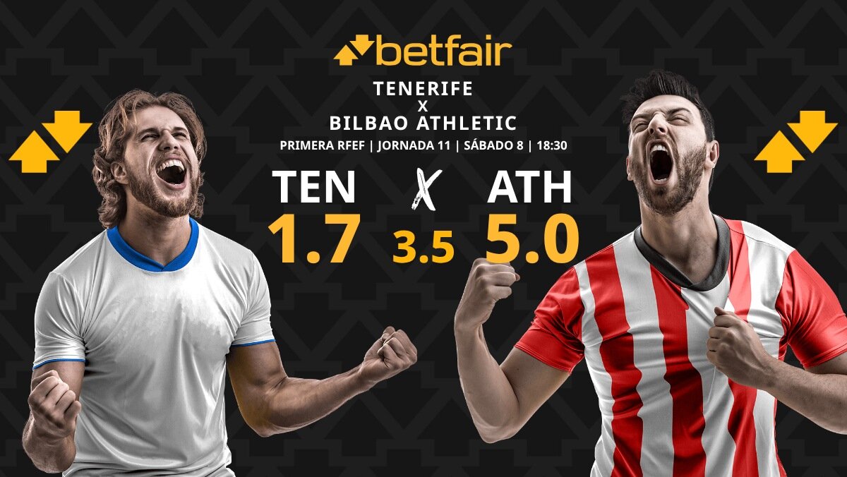 CD Tenerife vs. Bilbao Athletic: horario, dónde ver, pronósticos y ...