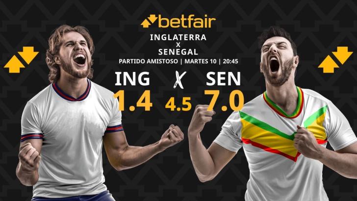 Inglaterra vs. Senegal: horario, dónde ver, pronósticos y estadísticas
