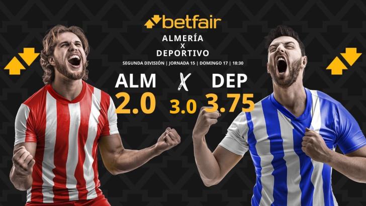 UD Almería vs. Deportivo de La Coruña: horario, dónde ver, pronósticos ...
