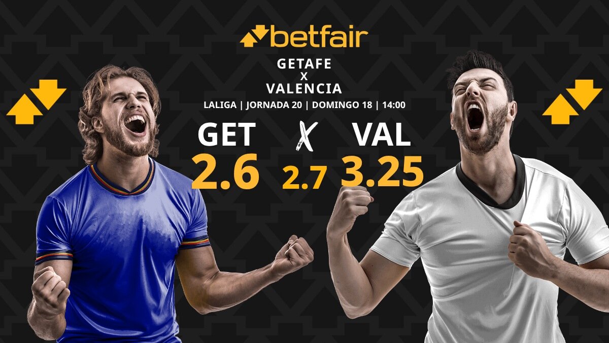 Getafe CF vs. Valencia CF: horario, dónde ver, pronósticos y clasificación