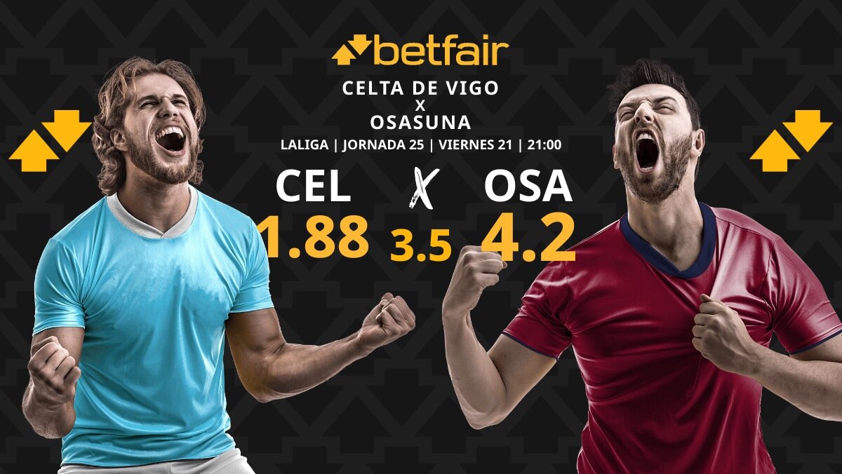 Celta de Vigo vs. Osasuna: horario, dónde ver, pronósticos y clasificación
