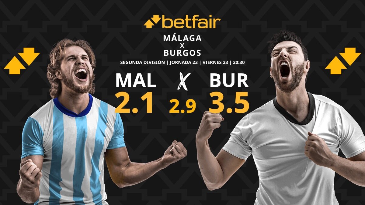 Málaga vs. Burgos: horario, dónde ver, pronósticos y clasificación