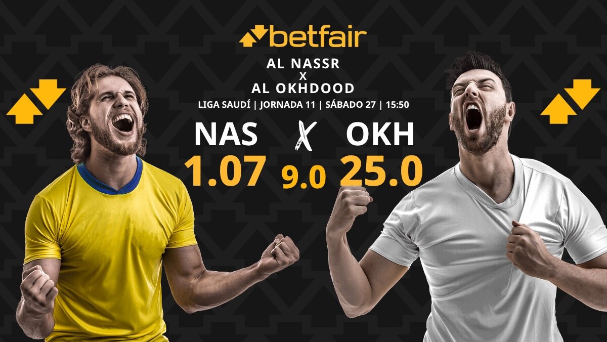 Al Nassr vs. Al Okhdood: horario, dónde ver, pronósticos y clasificación