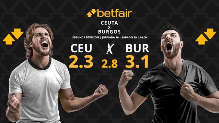 AD Ceuta vs. Burgos CF: horario, dónde ver, pronósticos y clasificación