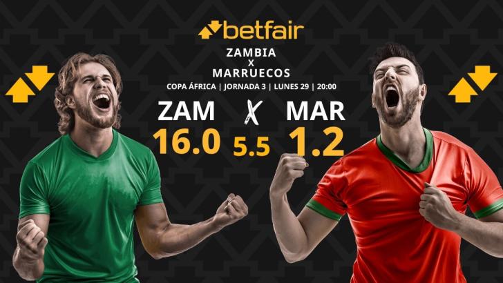 Zambia vs. Marruecos: horario, dónde ver, pronósticos y clasificación