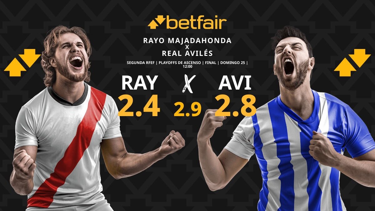 Rayo Majadahonda vs. Real Avilés: horario, dónde ver, pronósticos y cuadro